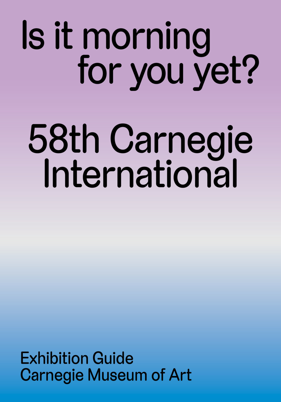59th Carnegie International — Carnegie Museum of Art