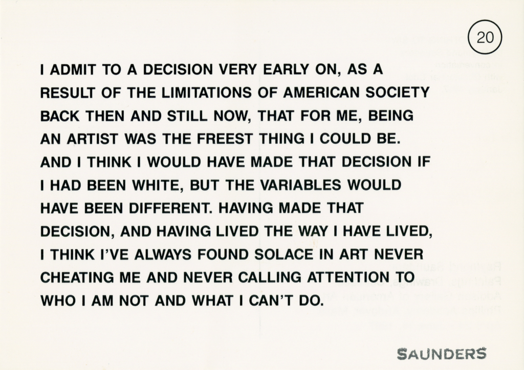 Raymond Saunders: Nothing to Say — Carnegie Museum of Art